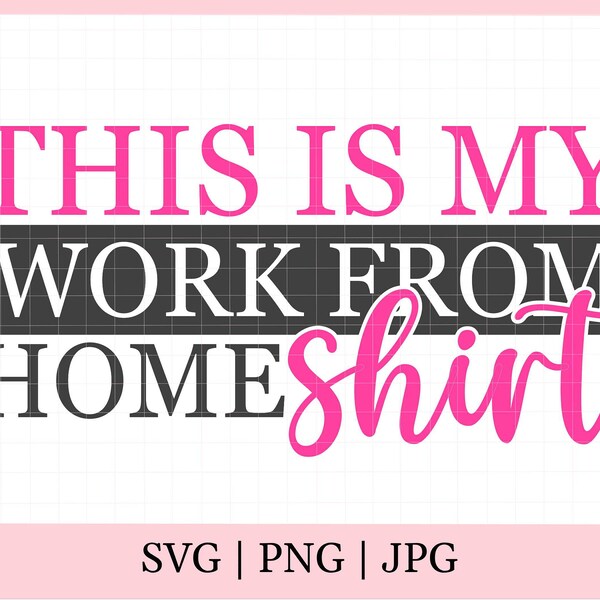 Work From Home Svg - Etsy