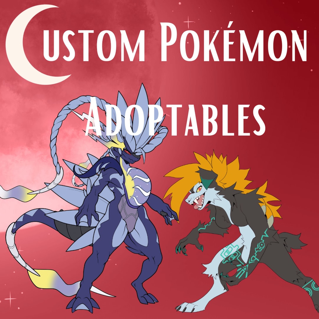 Custom Pokémon Adoptables - Etsy