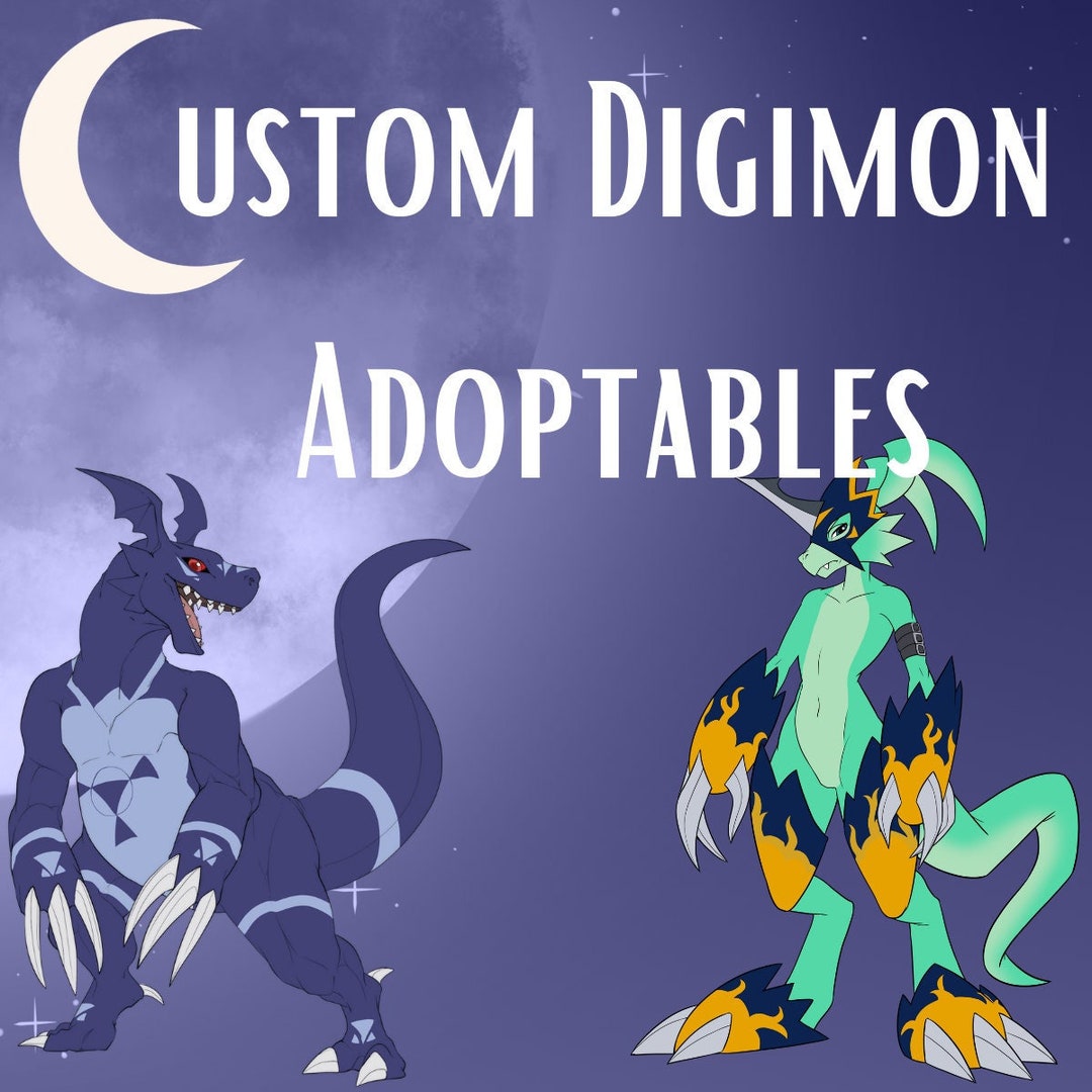Custom Digimon Adoptables - Etsy
