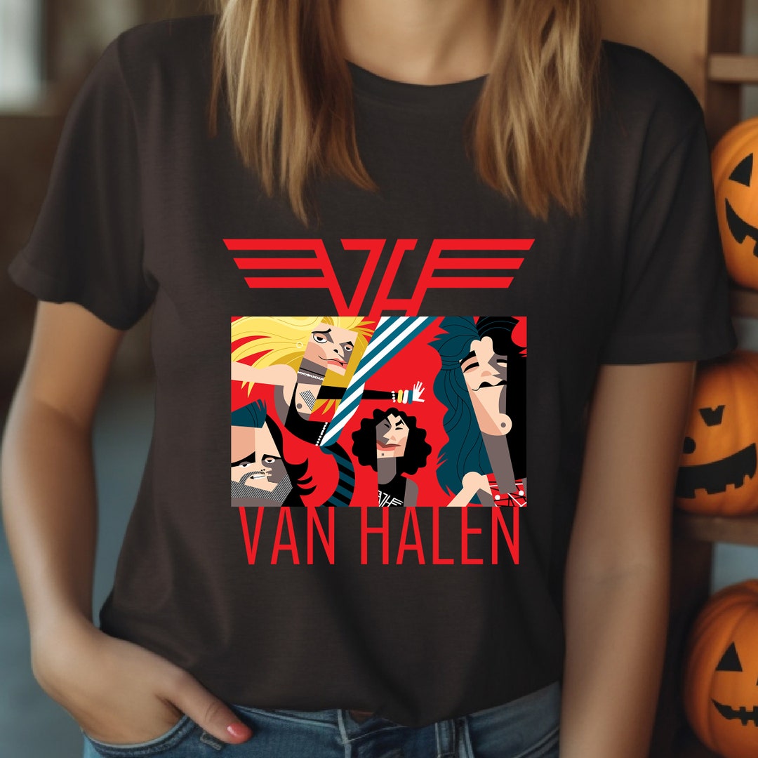 VAN HALEN Rock Bands Designs Png classic Rock Band Design Rock Digital ...