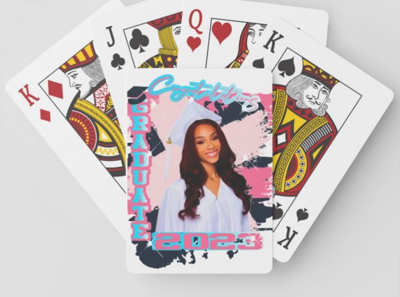 Sublimation Deck of Playing Cards. One Side Has the Numbers One Side is ...