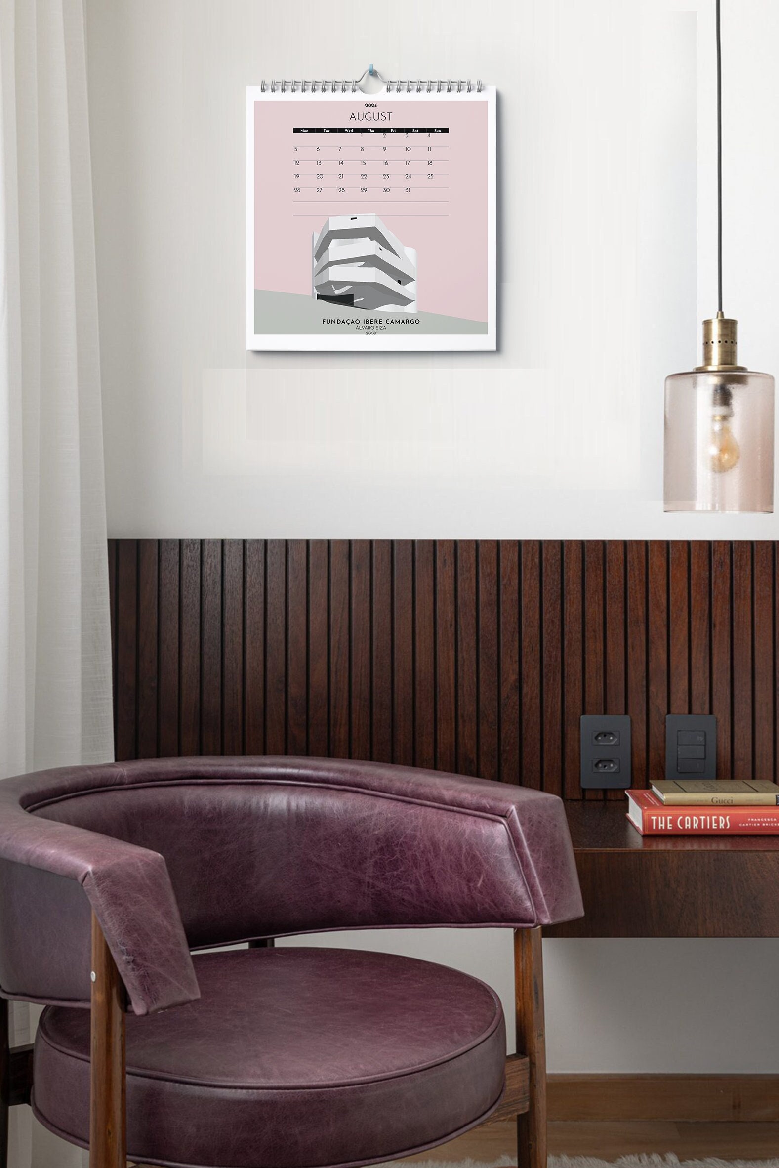 Architect's 2024 Calendar DIGITAL SQUARE - Printable Wall Art for ...