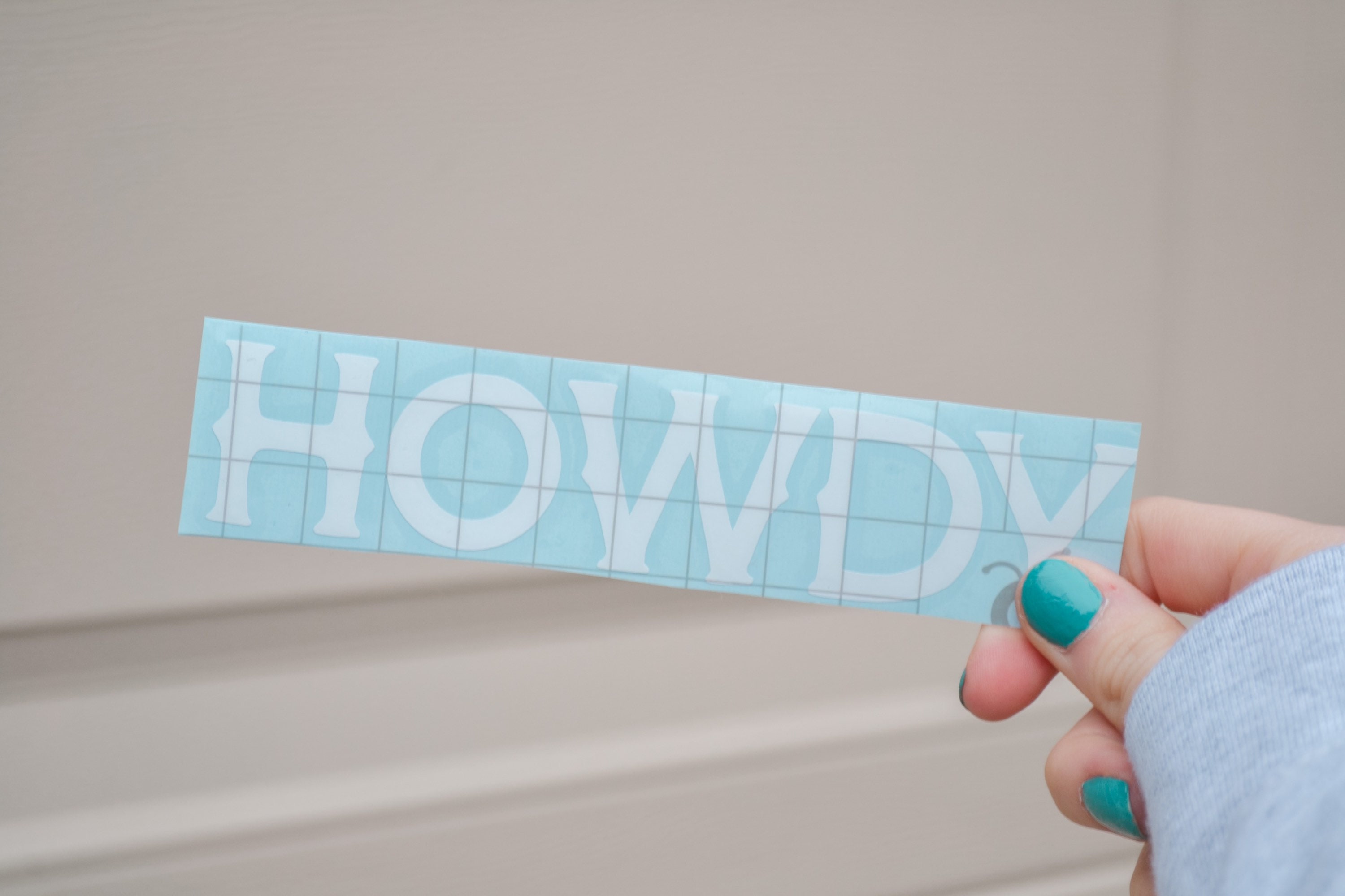 Howdy Decal Sticker Western Cowgirl/cowboy Sticker - Etsy