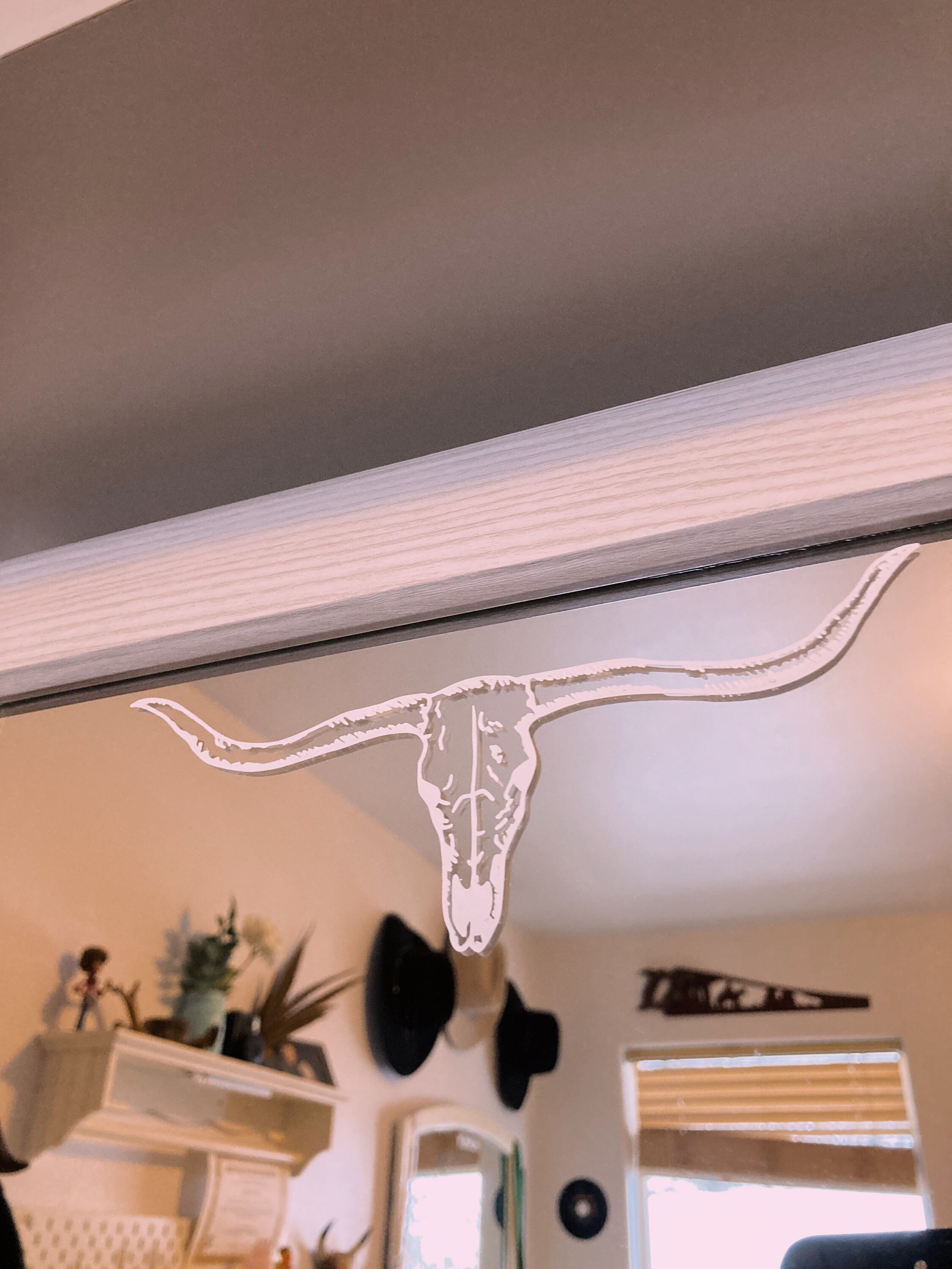 Longhorn Decal Sticker Western Cowgirl/cowboy Sticker - Etsy