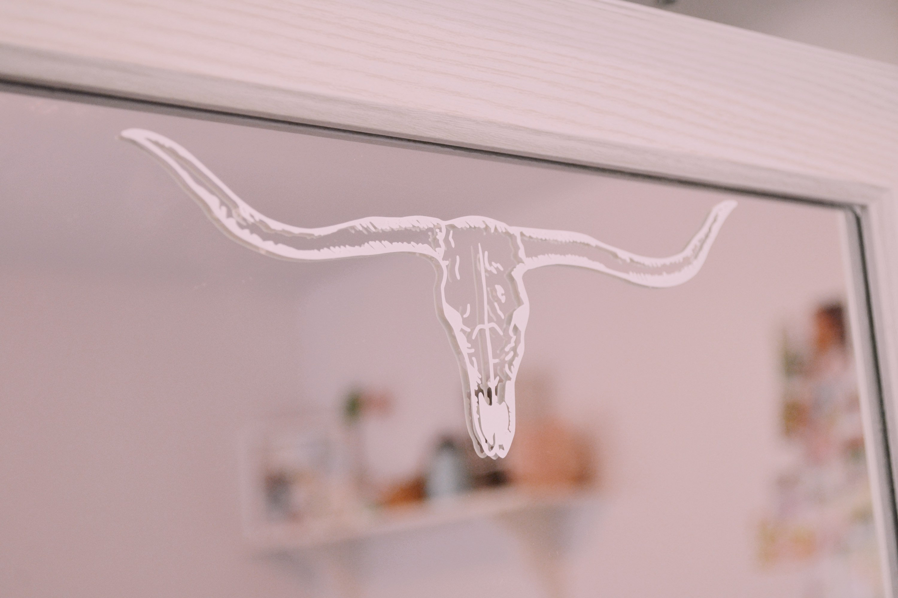 Longhorn Decal Sticker Western Cowgirl/cowboy Sticker - Etsy