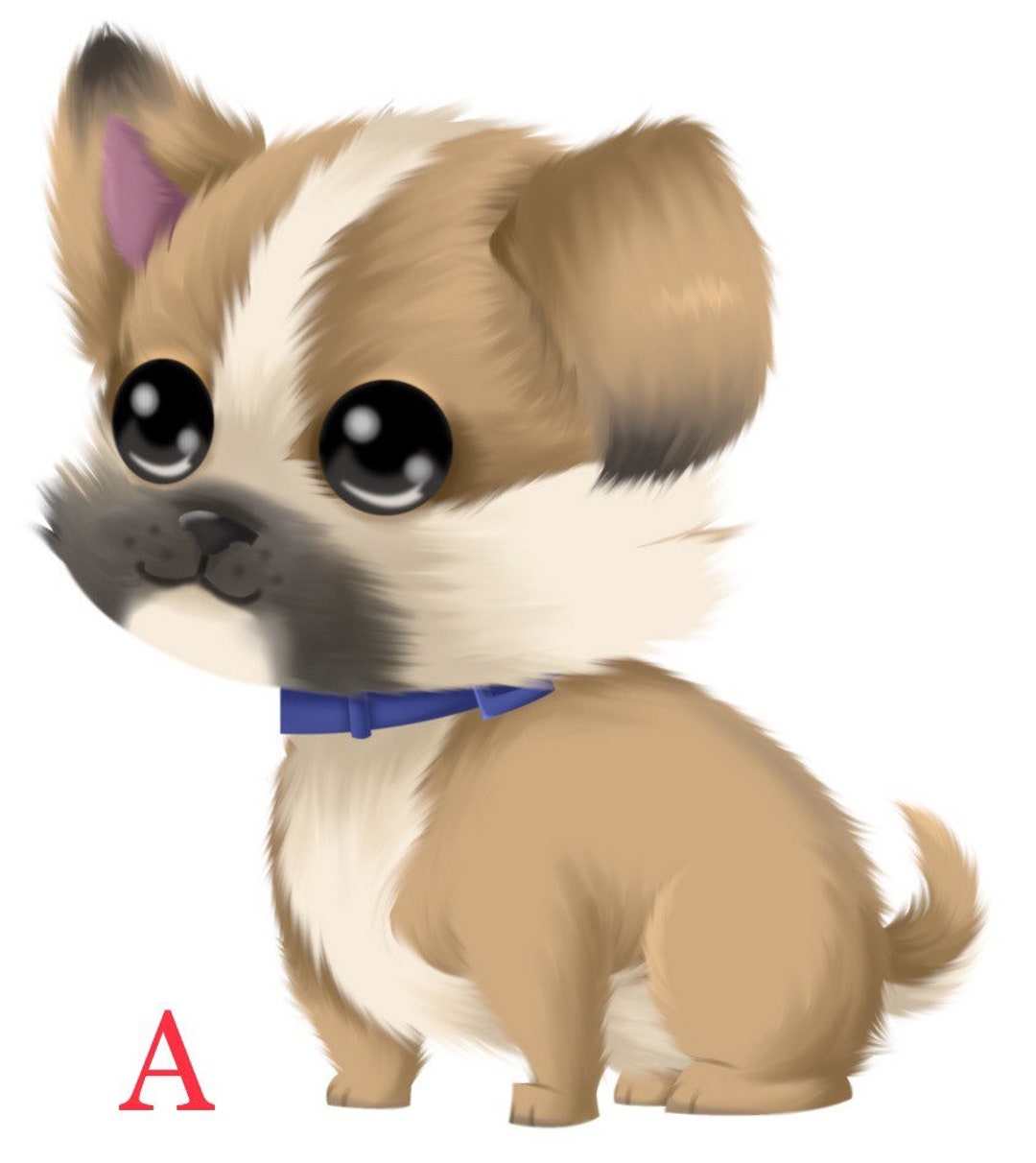 Chibi Puppy Sticker - Etsy