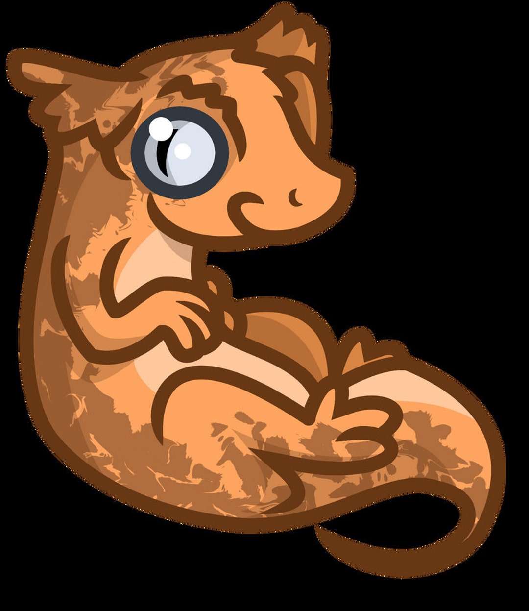 Chibi Crested Gecko - Etsy