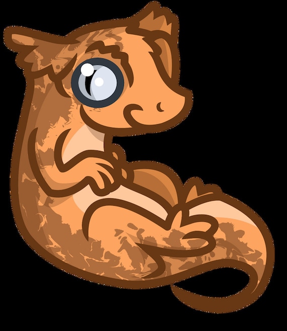 Chibi Crested Gecko - Etsy