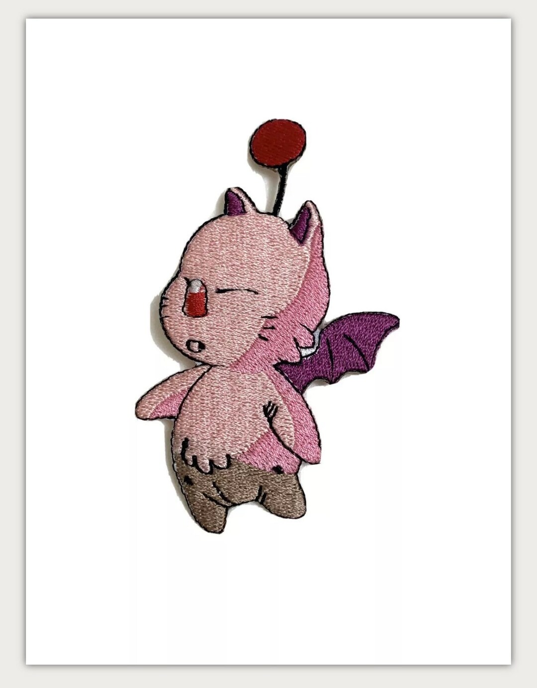 Final Fantasy VII FF7 Remake High Quality Moogle Patch Iron on /sew On ...