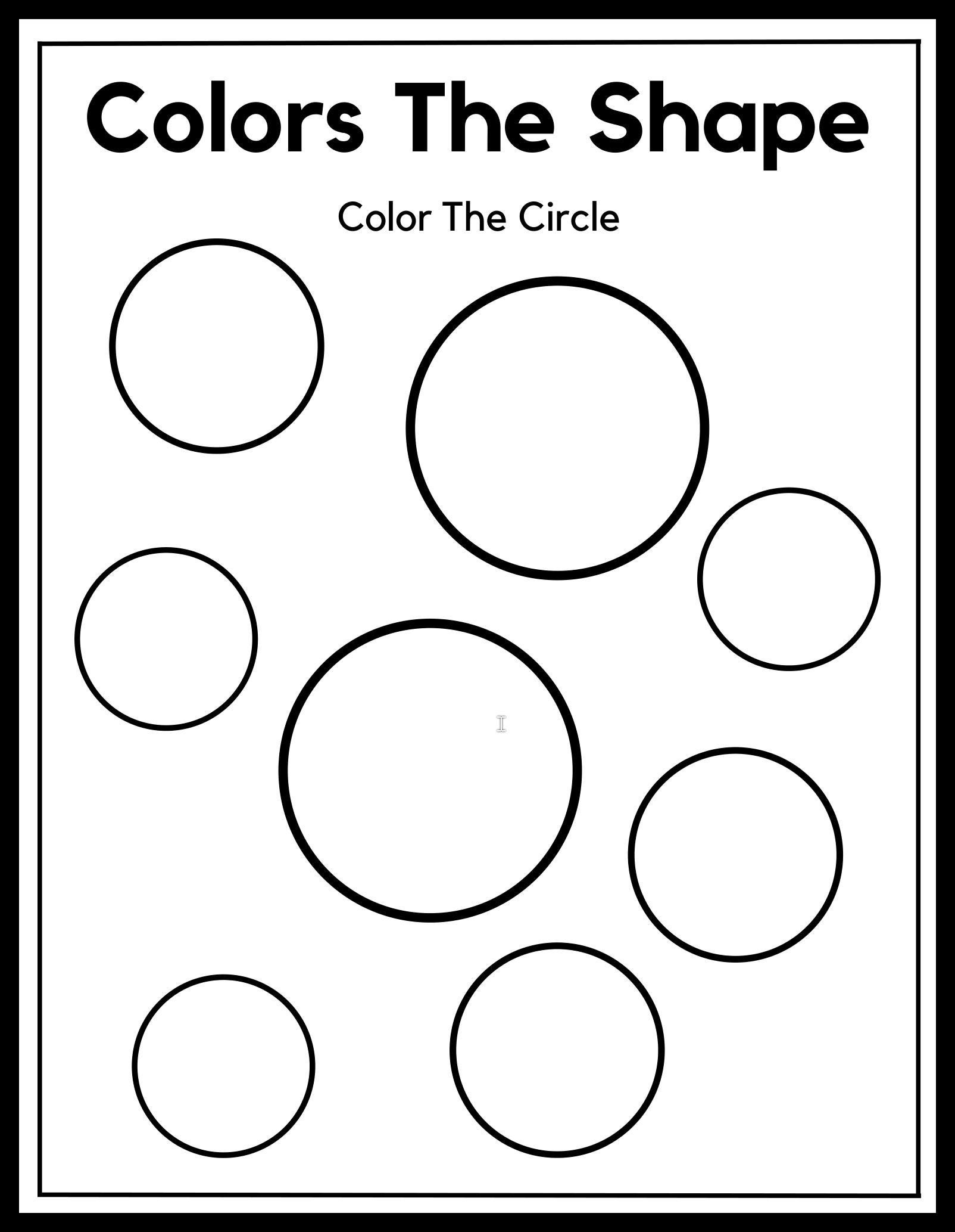 Spark Your Little One's Creativity With "color the Shape" Adventures ...
