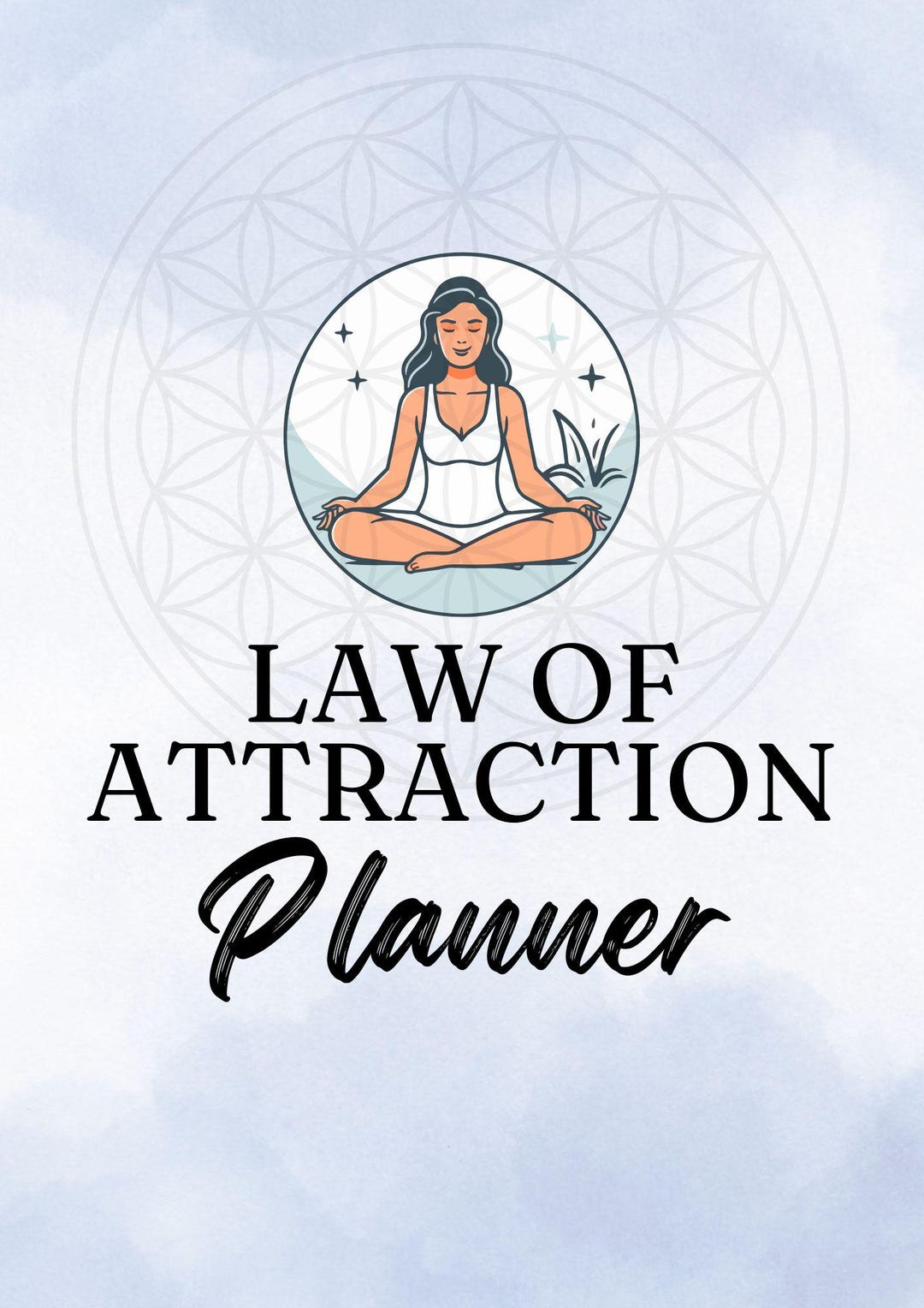 The Sacred Journey - Flower of Life Law of Attraction Planner - Etsy