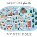Greetings From the North Pole Digital Download North Pole PNG Christmas ...