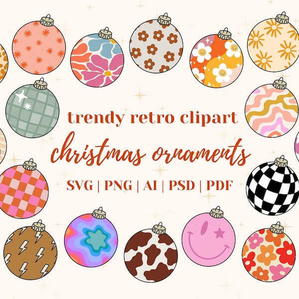 Ornament Clipart - Etsy