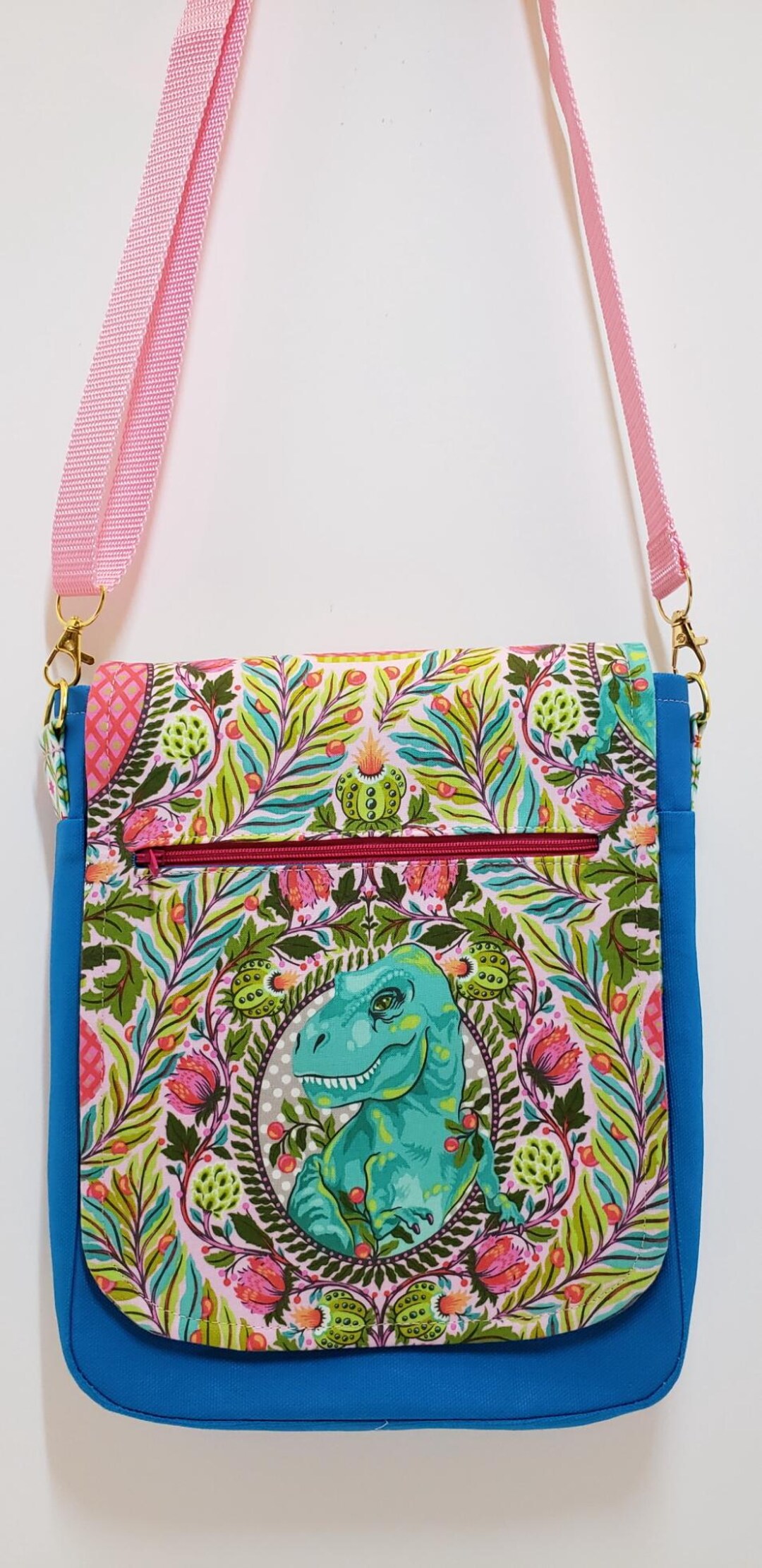 Tula Pink Roar Tree Rex Crossbody Bag With 5 Pockets - Etsy