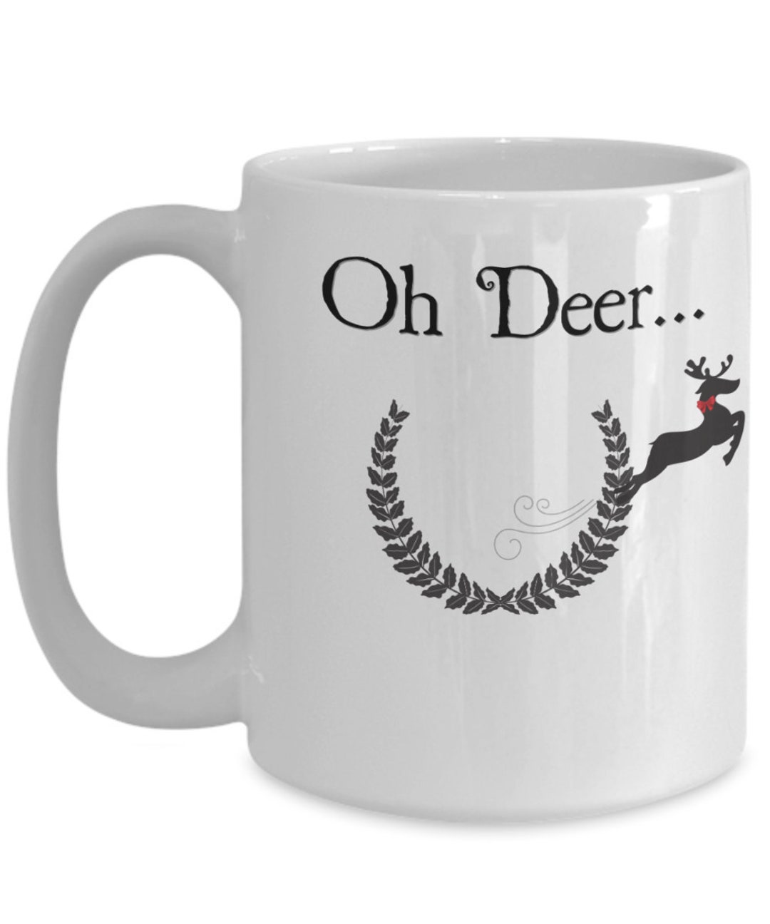 Oh Hirsch Urlaubstasse Lustiges Oh Reh Weihnachten Kaffeetasse Rentier ...