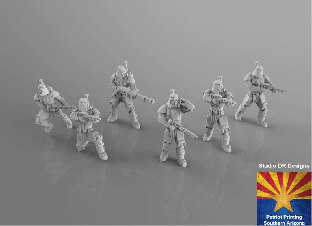 Old Dark Empire Sith Commando Squad X6 - Etsy