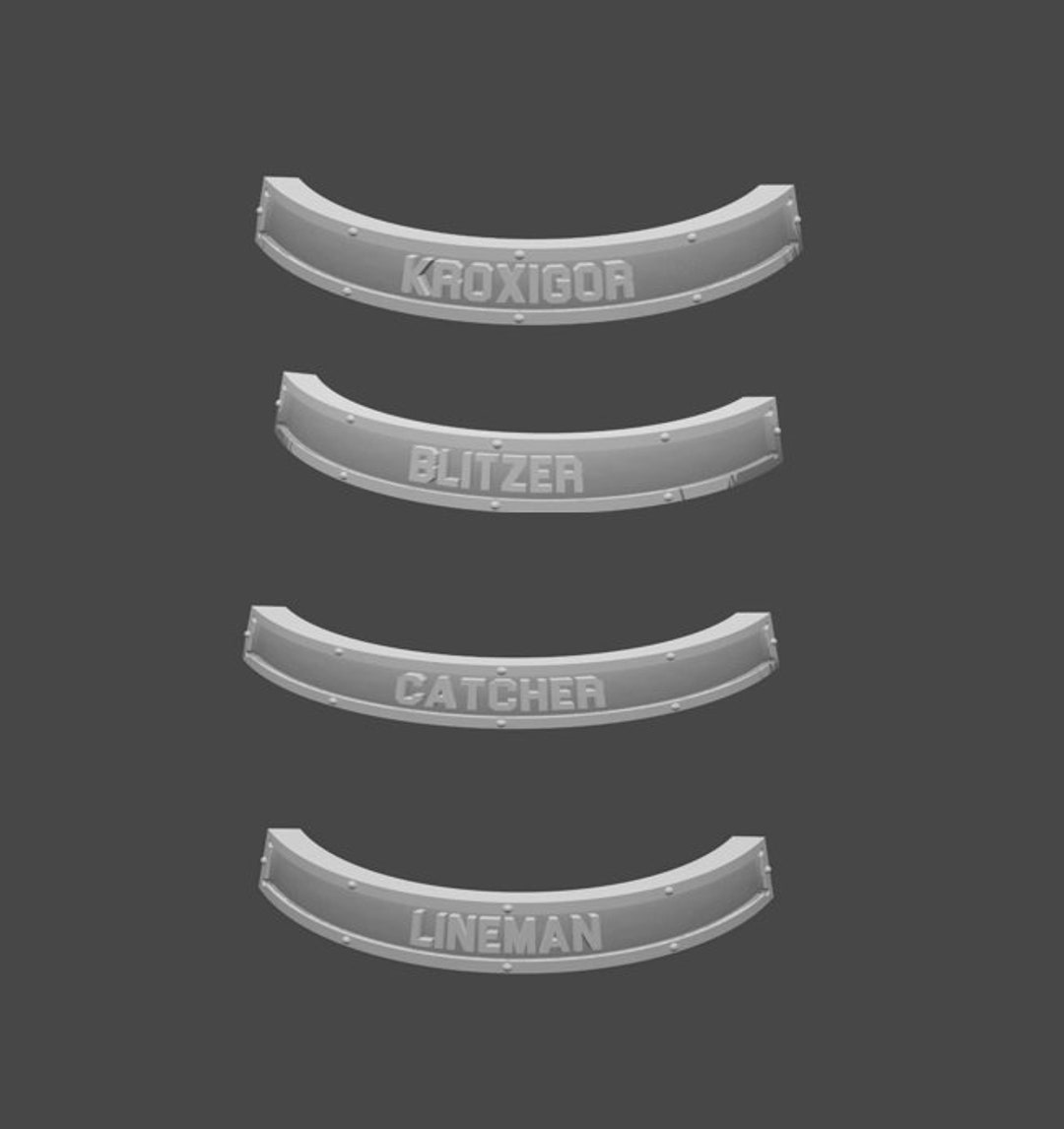 17x Slaan Team Miniature Base Bumpers / Rings - Fantasy Football - Etsy