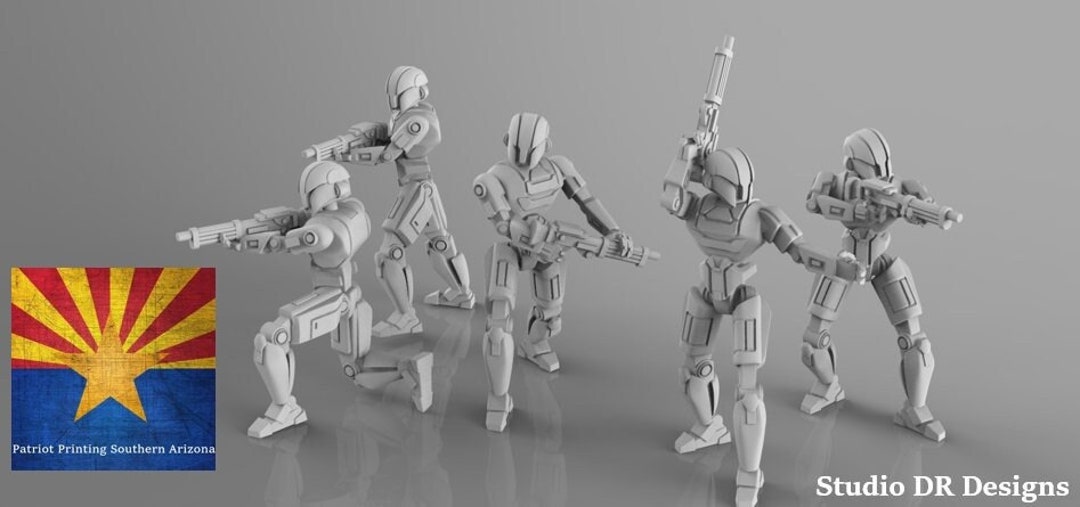 Ancient Sentinel Droid Squad - Etsy