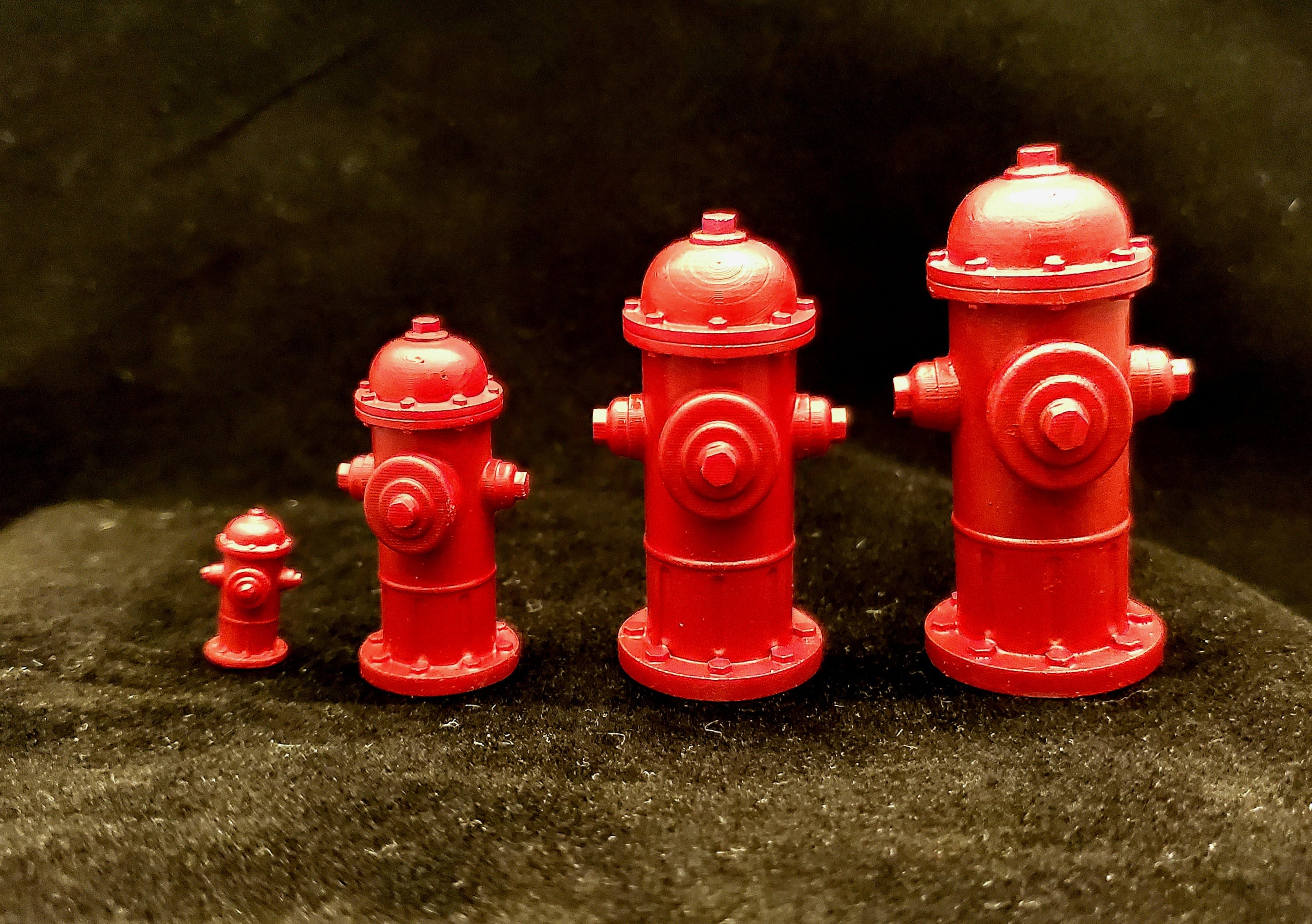 Miniature Fire Hydrants 5-pack O G F Scale | Etsy