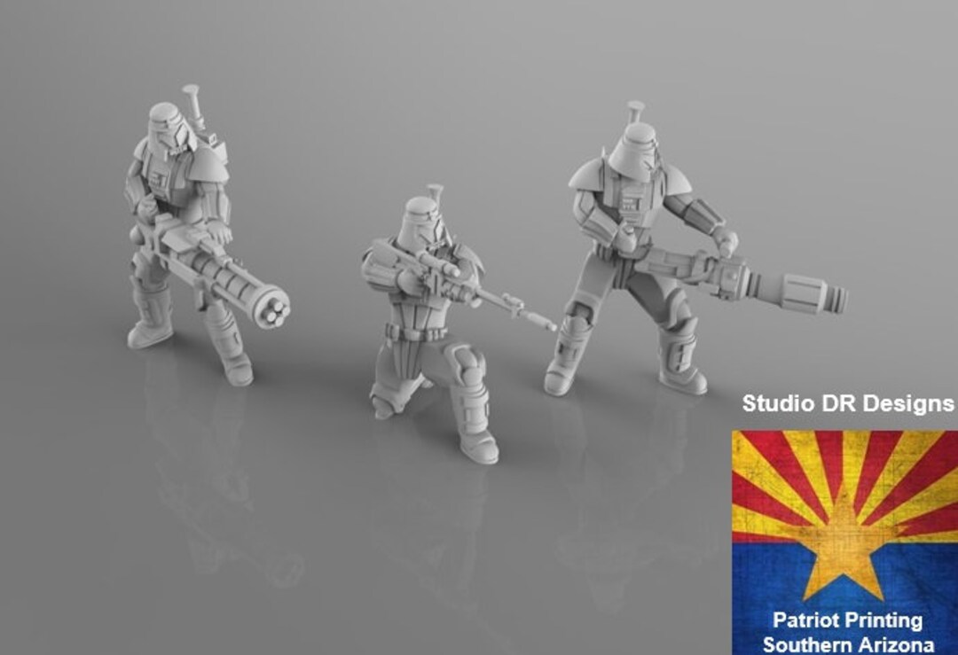 Old Dark Empire Sith Commando Heavy Weapon Squad - Etsy