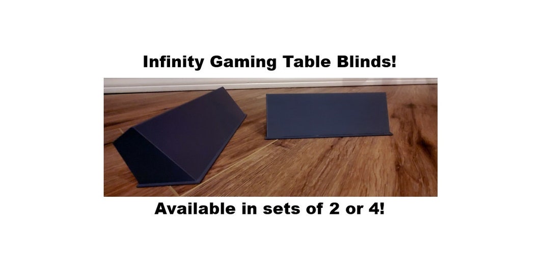 Infinity Gaming Table / Card / Board Game Blinds / Hiders - Etsy