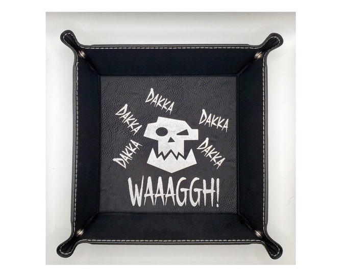 Ork Leather Dice Tray - Etsy