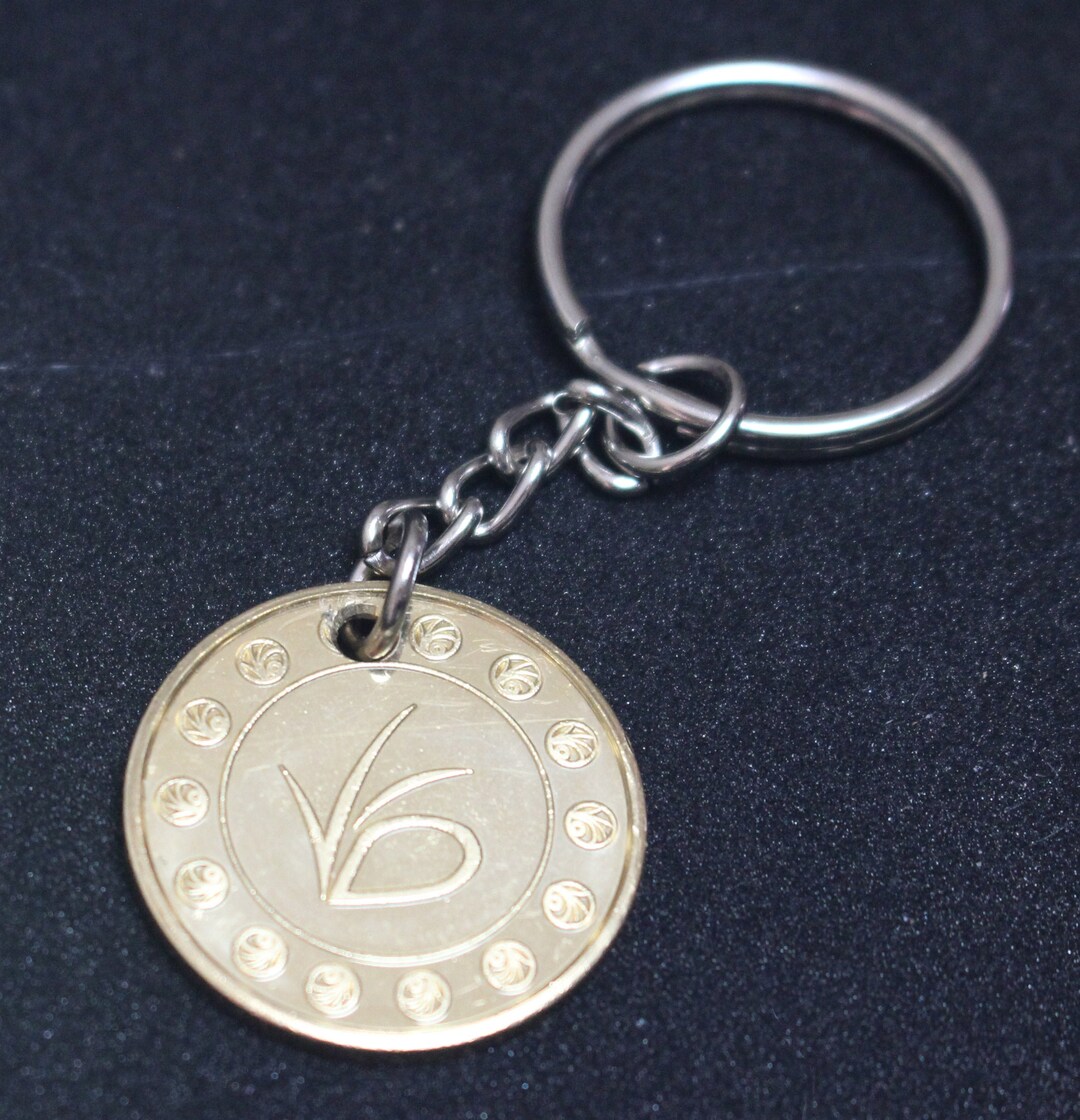 Gold Keychain - Etsy