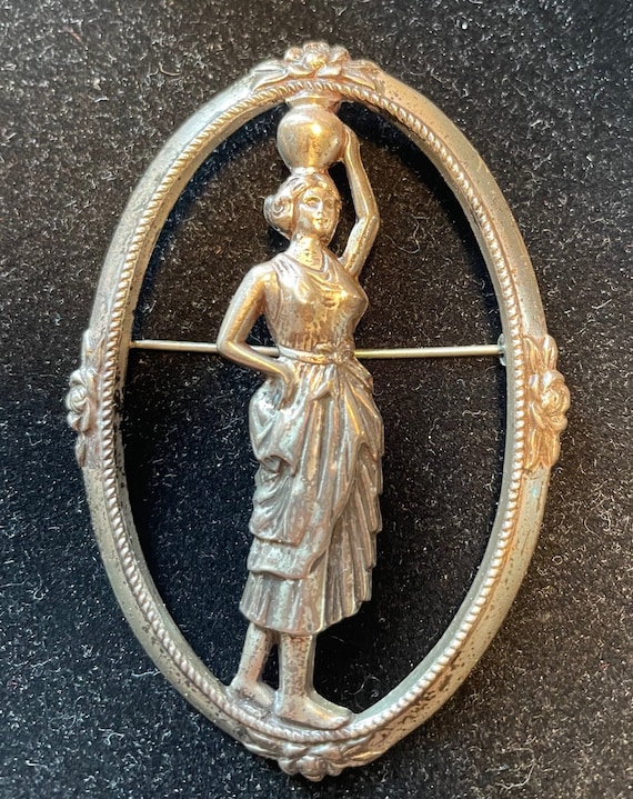 Sterling silver pin - Gem