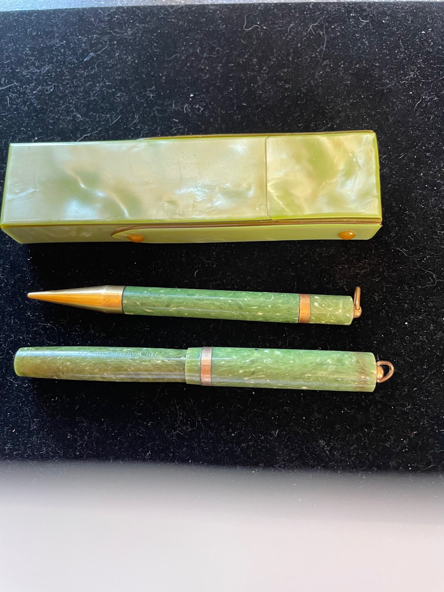 Bakelite Pen Set With Case - Etsy