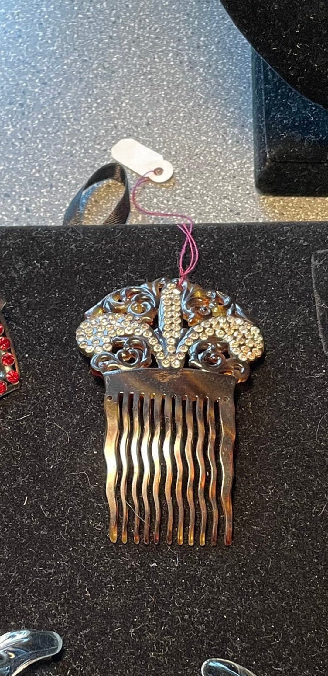 Tortoise Shell Decorative Comb - Etsy