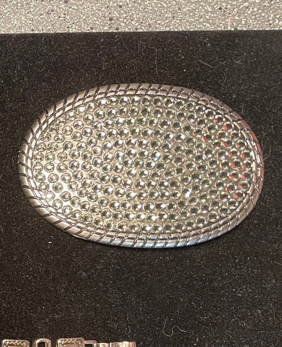 oval belt buckle - Gem