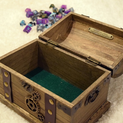 Large Dice Storage Chest / Box and D&D Accessories - Etsy