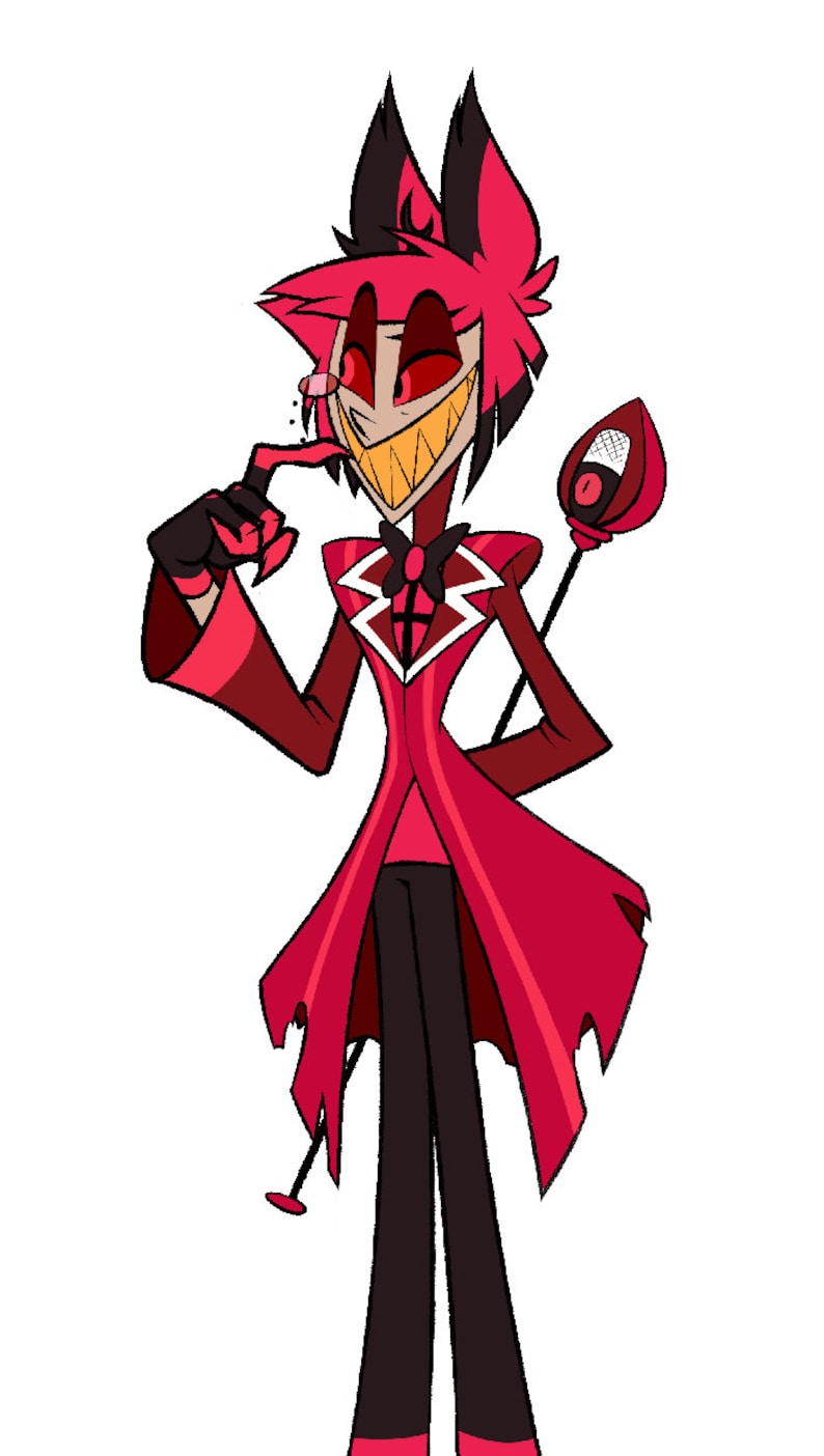 Alastor Hazbin Hotel Pngtuber+ | Fully Rigged | Ready to Use | Instant ...