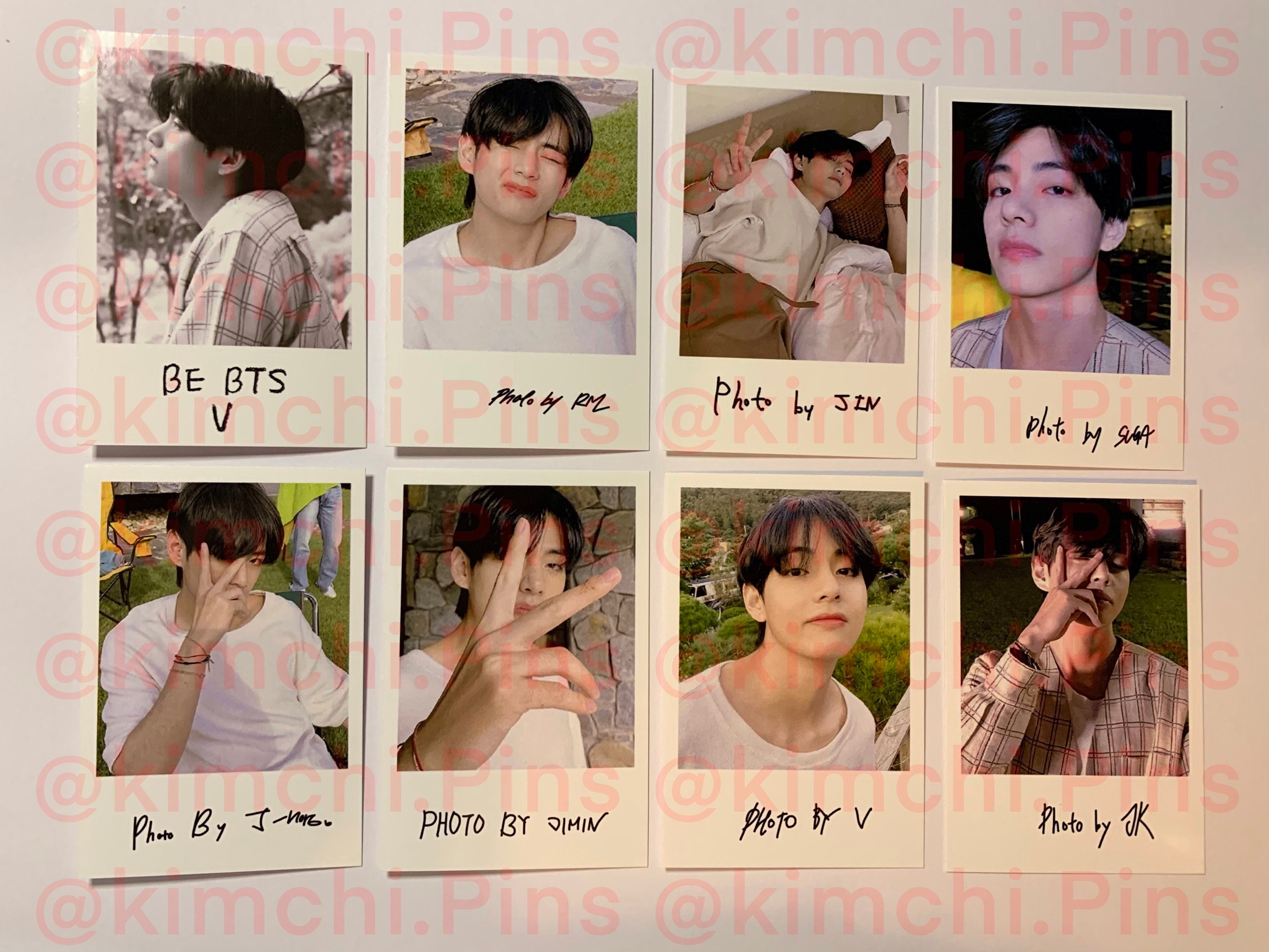 Polaroids Bts Tomadas Por Ot7 Etsy