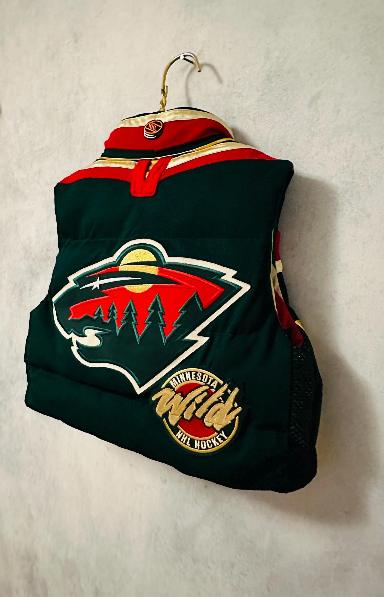 Custom Puffer Vest Game Day, Jersey, Pro, College, Football, Team ...