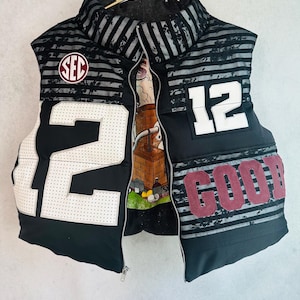 Custom Puffer Vest, Jersey, Game Day, Pro, College, Football, High ...