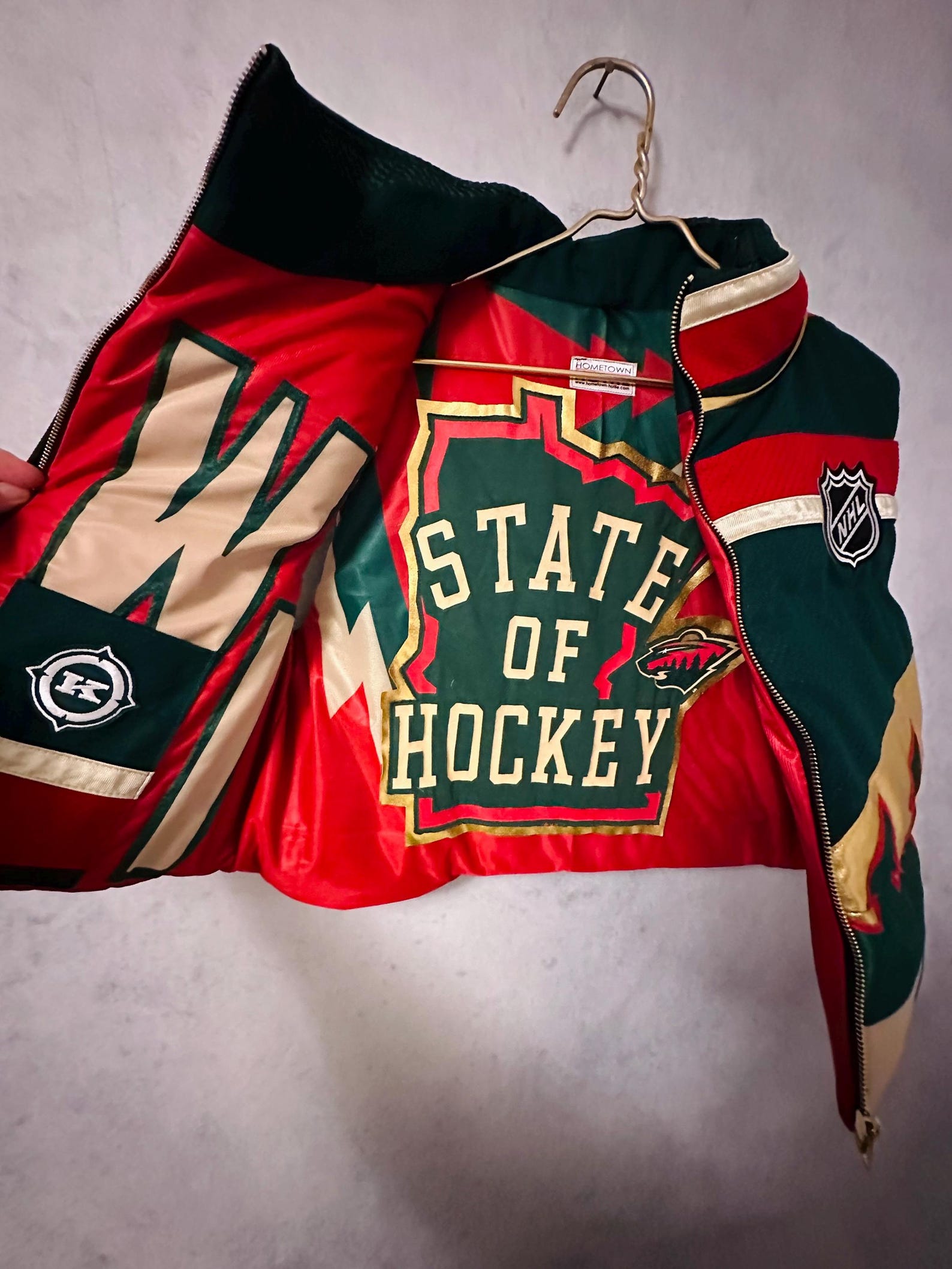 Custom Puffer Vest Game Day, Jersey, Pro, College, Football, Team ...