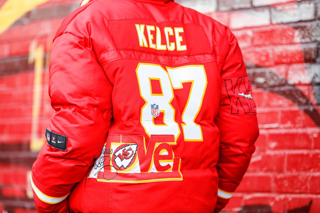 Custom Puffer Jacket, Game Day, Jersey, Pro, College, Football, Team ...