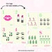 Numbers Flashcards Makeup Artist Homeschool Nursery Wall Art Education ...