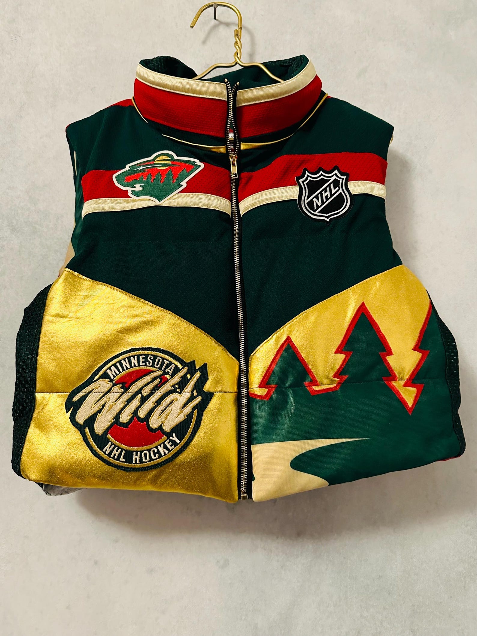 Custom Puffer Vest Game Day, Jersey, Pro, College, Football, Team ...