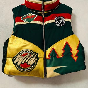 Custom Puffer Vest Game Day, Jersey, Pro, College, Football, Team ...