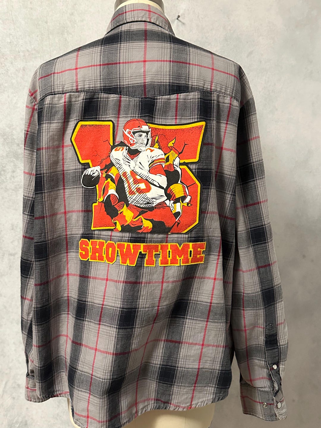 Custom Game Day, Flannel Shirt, Long Sleeve, Pro, College, Football ...