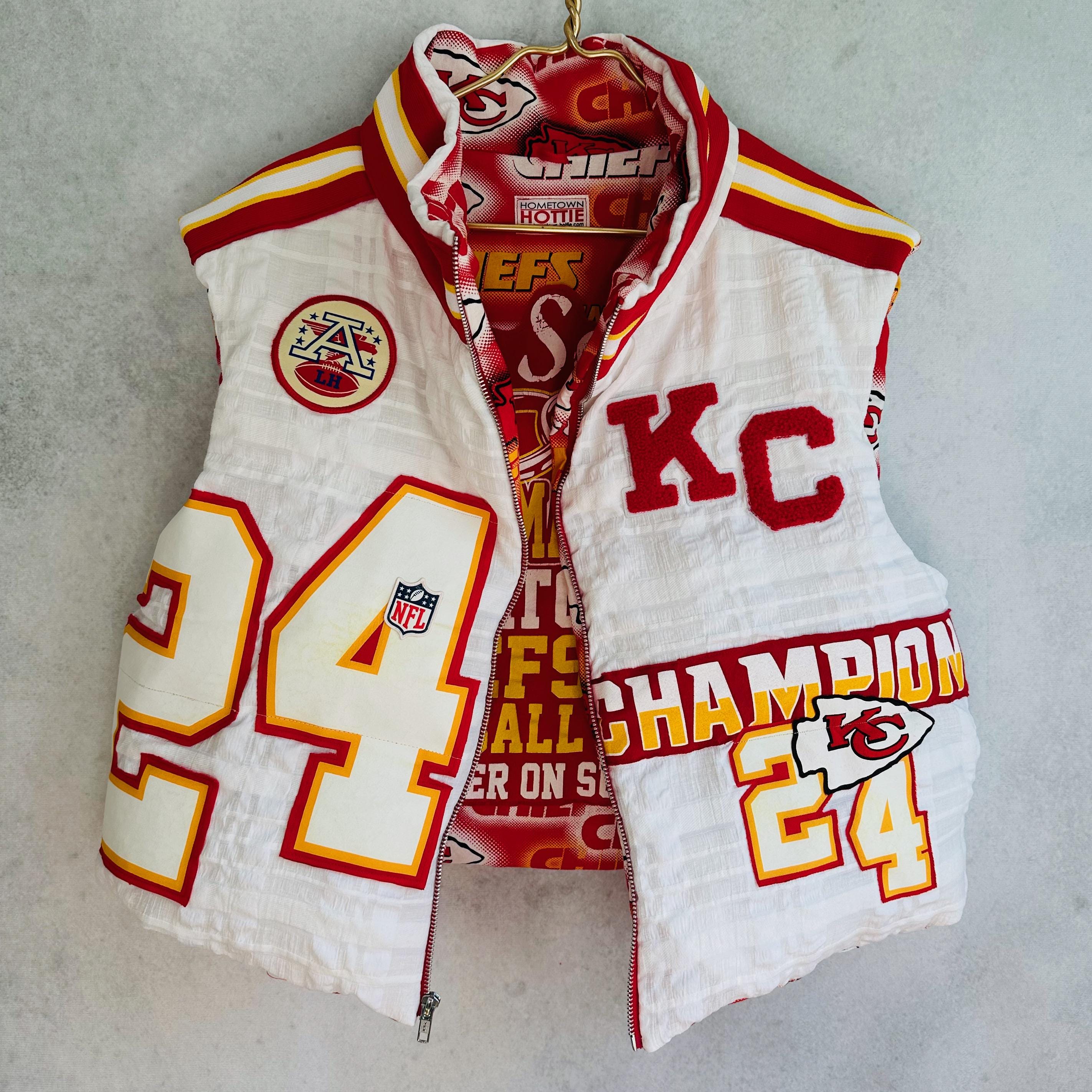 Custom Puffer Vest, Game Day, Jersey, Football Gift, Washington ...