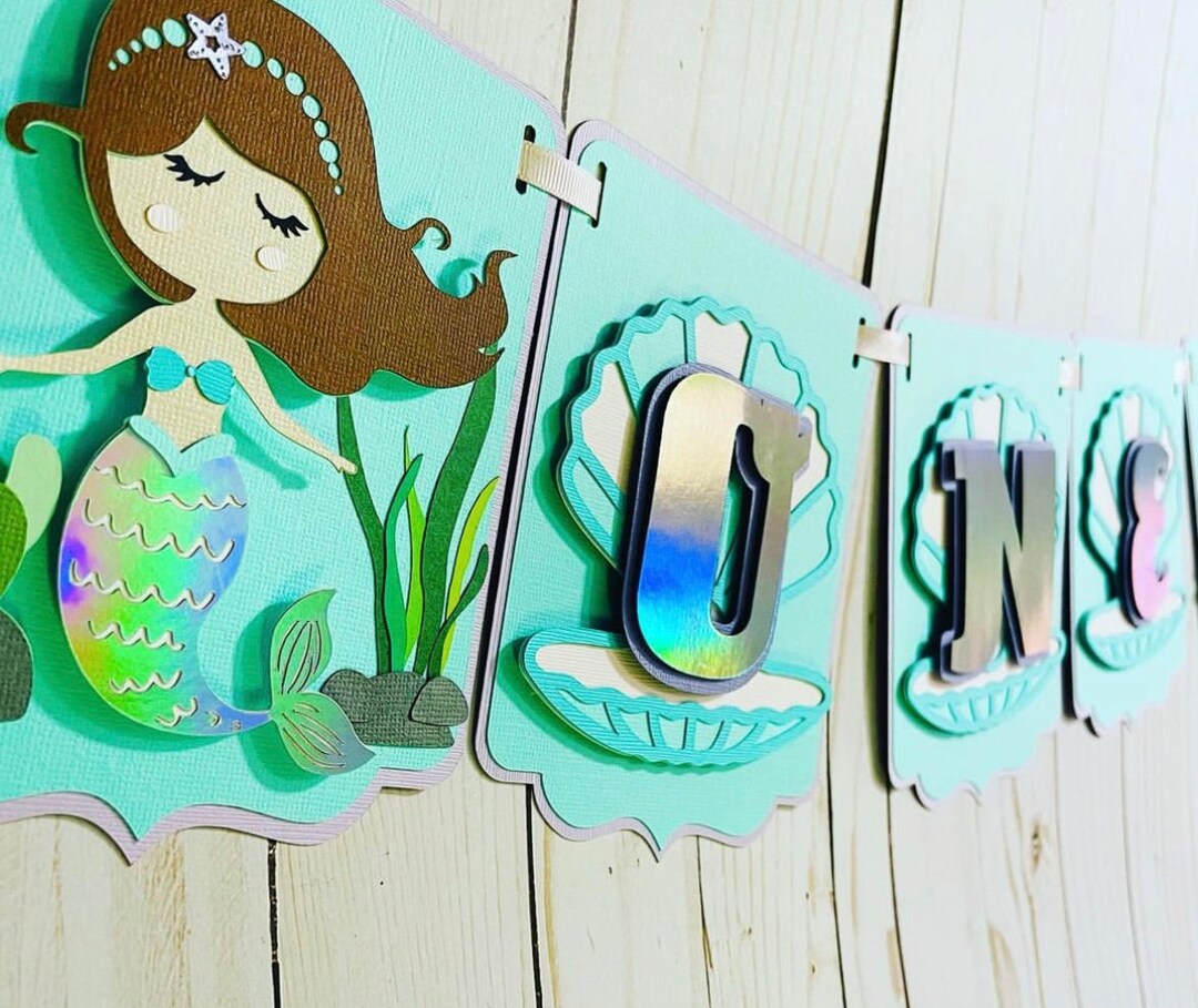 Mermaid Banner - Etsy