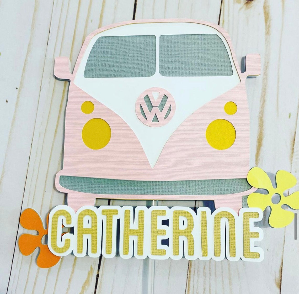 Van Cake Topper - Etsy