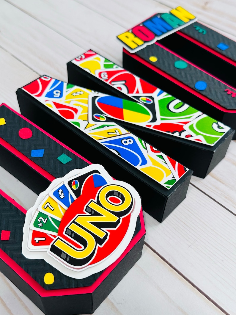 Custom CARDSTOCK 3D Letters - Etsy