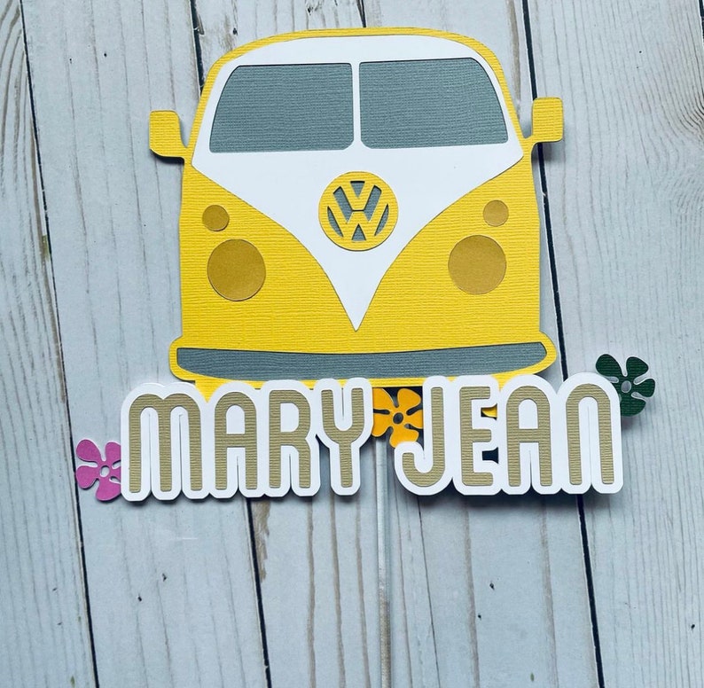 Van Cake Topper - Etsy