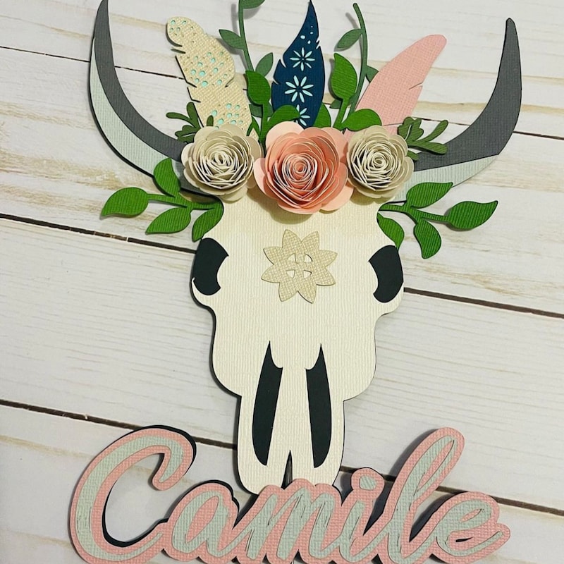 Longhorn Cake Topper - Etsy