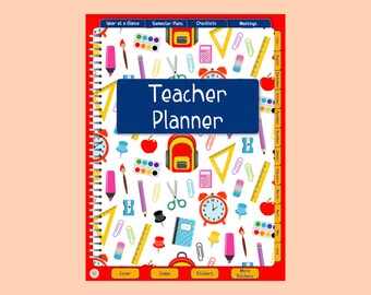 UNDATED Student Notepad Planner - Etsy