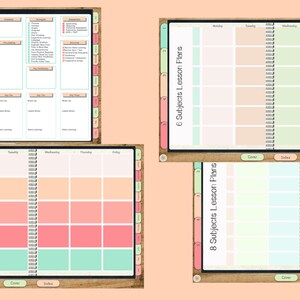 Digital TEACHER PLANNER Chalkboard Design - Etsy